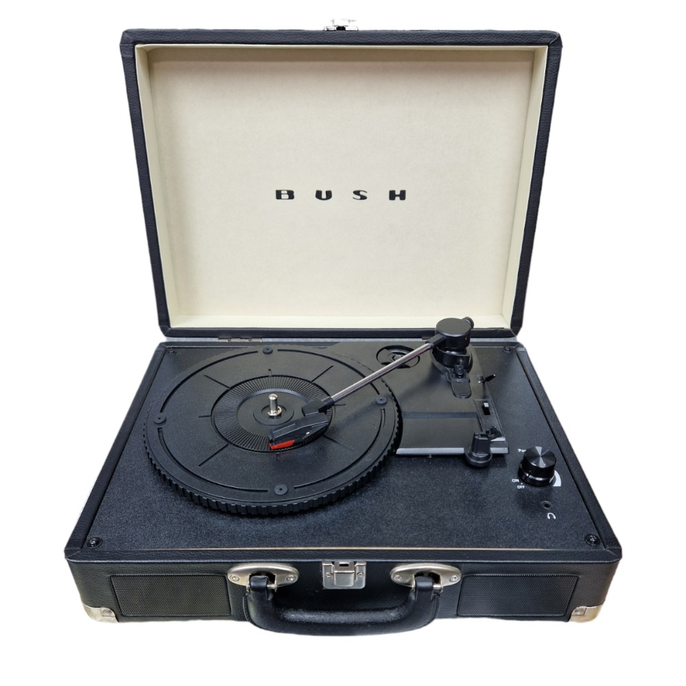 Bush Classic Retro 3 Speed Portable Case Record Player KTS-601 - Own4Less